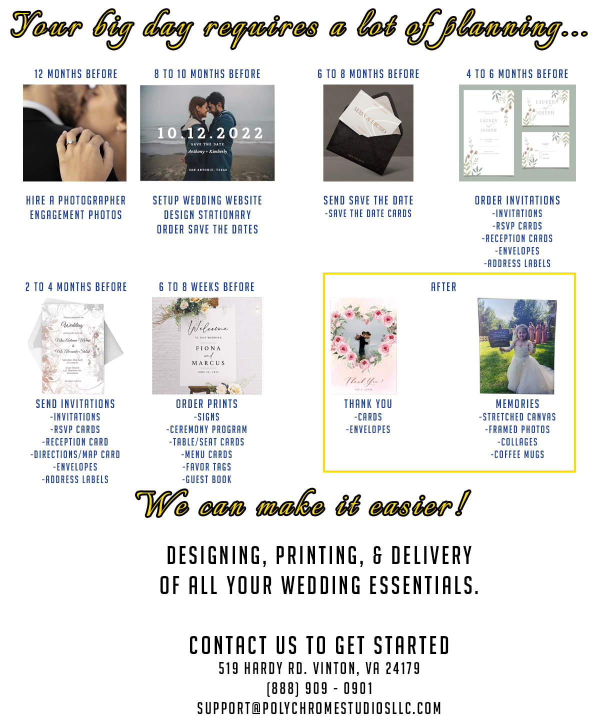 Wedding Essentials - Polychrome Studios LLC